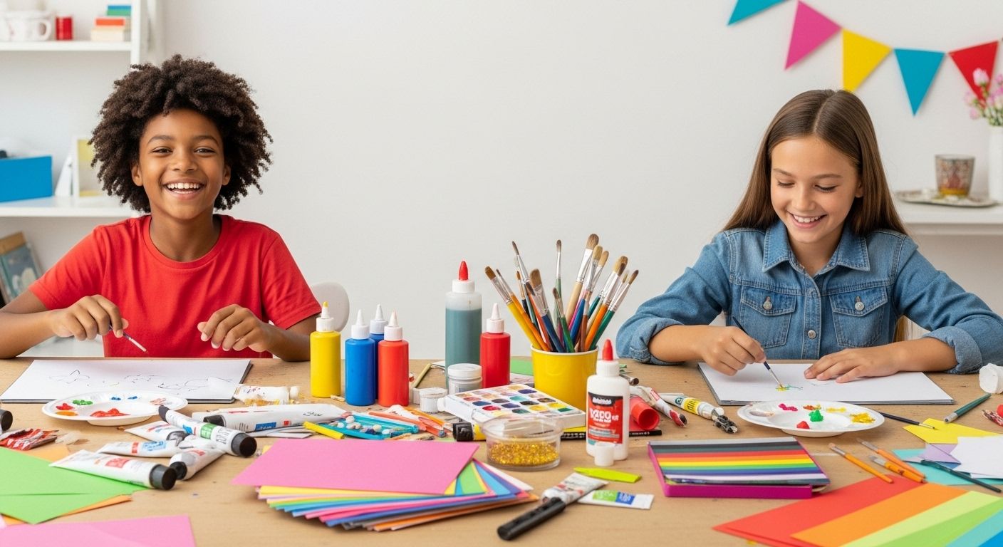 Zijn er creatieve workshops voor kinderfeestjes? - UP Events Kids